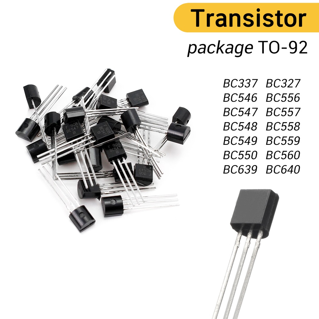 (2ตัว) Transistor TR BC238 BC337 BC327 BC517 BC546 BC556 BC547 BC557 BC548 BC558 BC549 BC559 ...