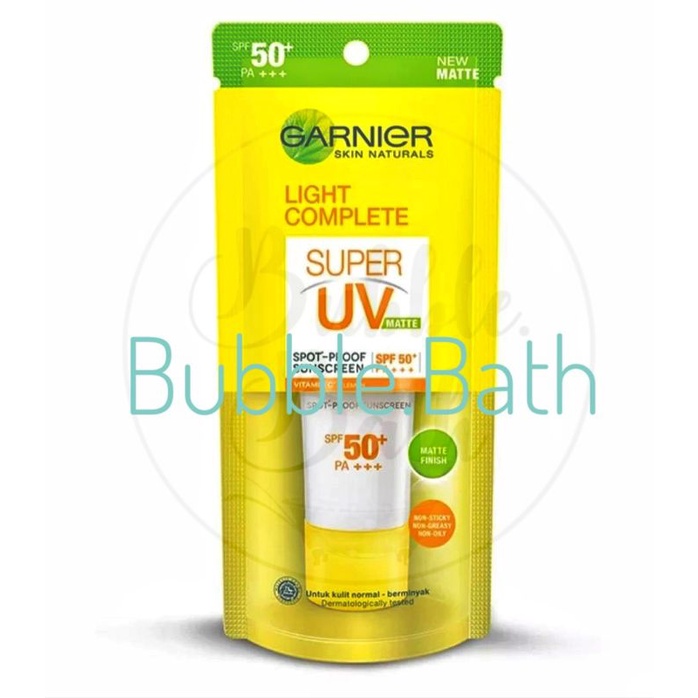 Garnier Super Light Complete Super UV Matt ครีมกันแดด การ์นิเย่ ไลท์ ...