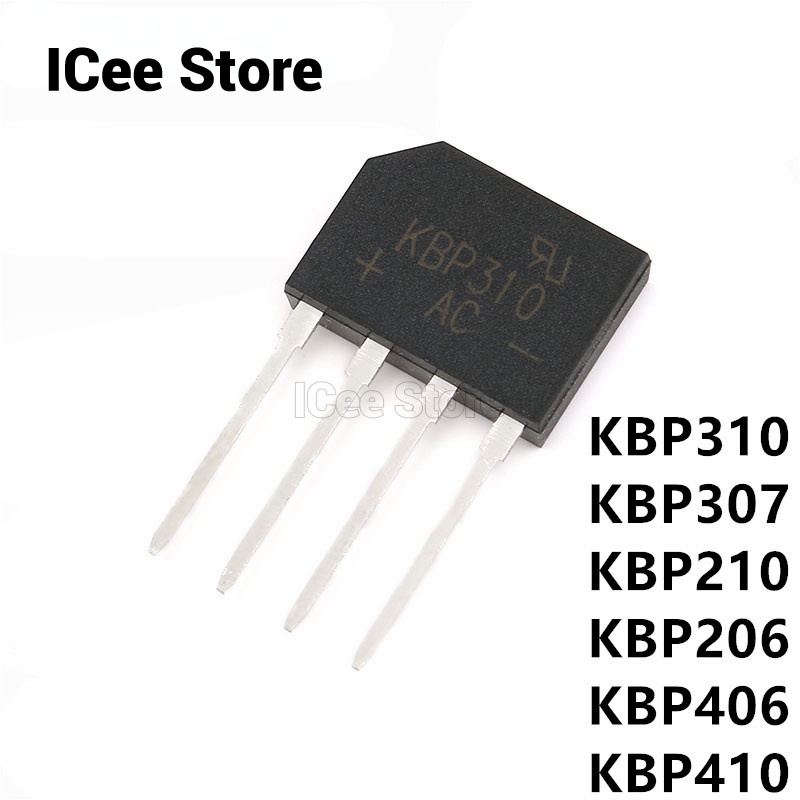 วงจรเรียงกระแสไดโอด KBP206 KBP210 KBP307 KBP310 KBP410 2A 3A 4A 1000V 600V 700V 20 ชิ้น | Shopee ...