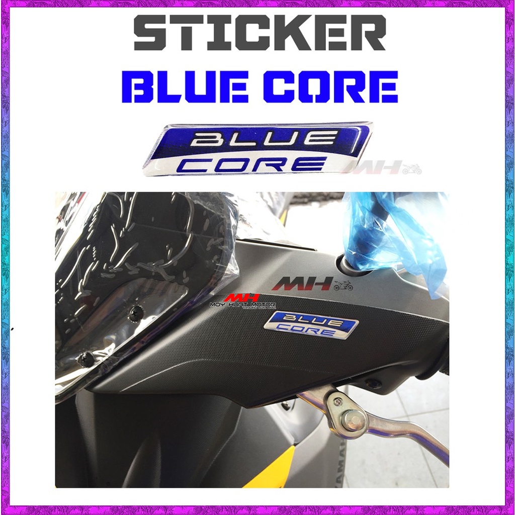 สติ๊กเกอร์ BLUE CORE / YAMAHA NVX / EGO SOLARIZ / EGO AVANTIZ / YAMANA ...