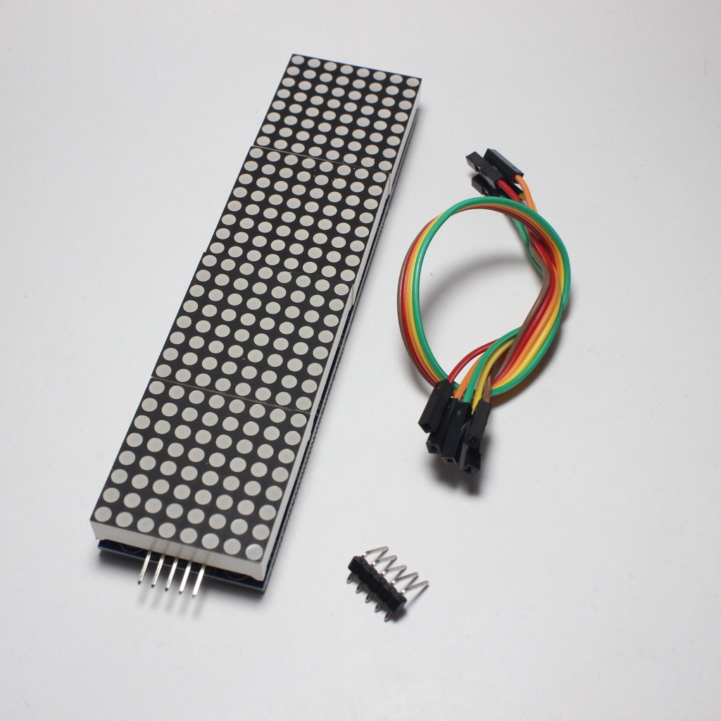 MAX7219 Dot Matrix Module 4-in-1 Display จอแสดงผลแบบ 4 in 1 LED Module ...