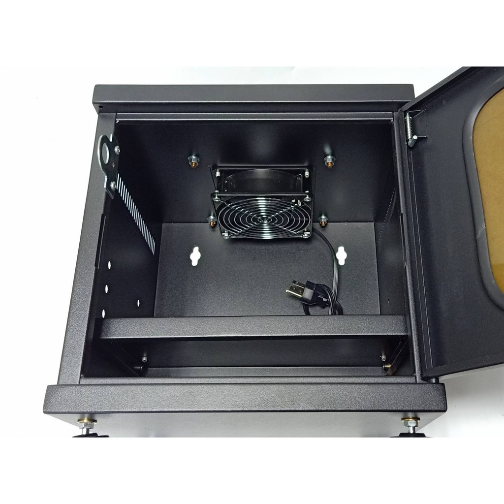 GERMAN MINI STEEL BOX w/Shelf (Black) 19" (30x30x30cm) | Shopee Thailand