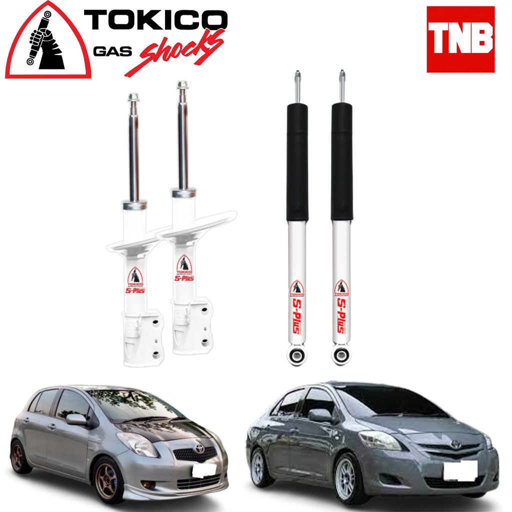 Tokico โช๊คอัพ toyota vios Yaris ncp93 โตโยต้า วีออส ยาริส s plus ปี 2007-2012 | Shopee Thailand