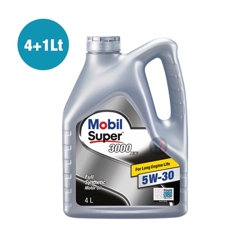 รุ่นใหม่ล่าสุด Mobil Super 3000 XE 5W-30 จำนวน 5 ลิตร | Shopee Thailand