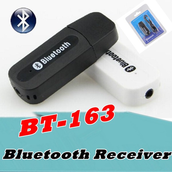 ตัวรับสัญญาณบลูทูธ BT-163 Wireless Bluetooth 3.5 mm AUX Audio Stereo Music Home Car Receiver ...