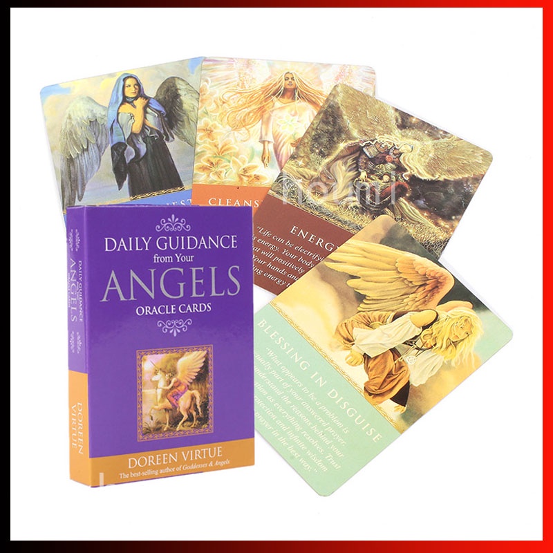 ไพ่ Daily Guidance Angel Oracle Cards 44 ใบ/ชุด | Shopee Thailand