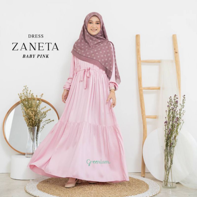 Gamis zaneta dress by (เฉพาะชุด) | Shopee Thailand