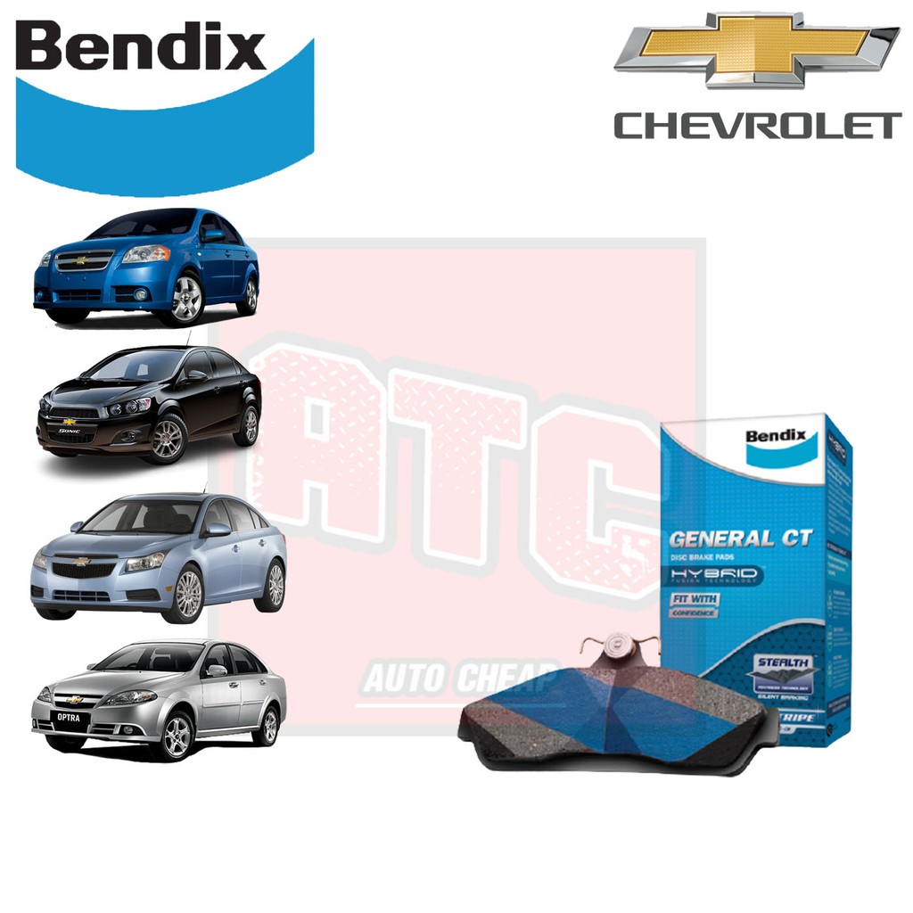 Bendix (GCT) ผ้าเบรค chevrolet cruze optra sonic aveo เชฟโรเล็ต ครูซ ออ ...