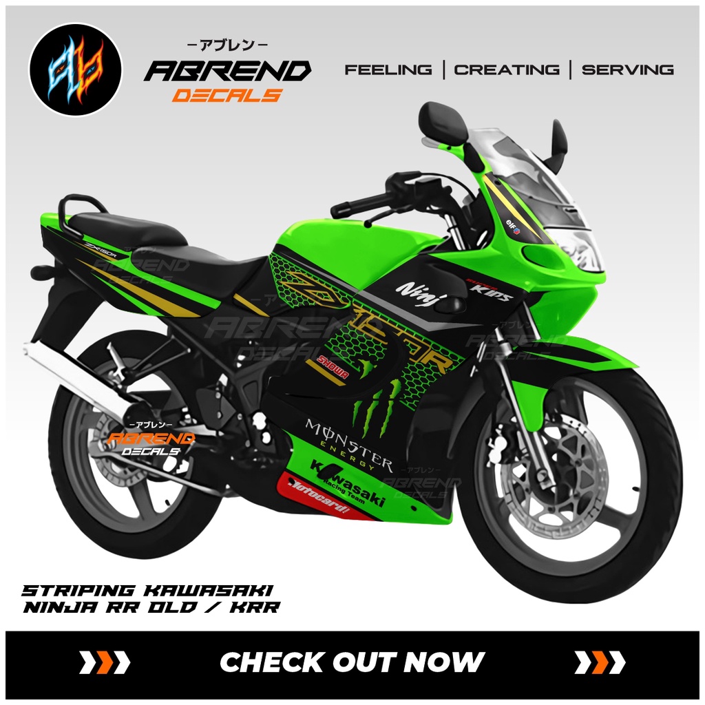 Striping Ninja RR เก่า/เก่า Livery KRT / Old Ninja KRR Variation ...