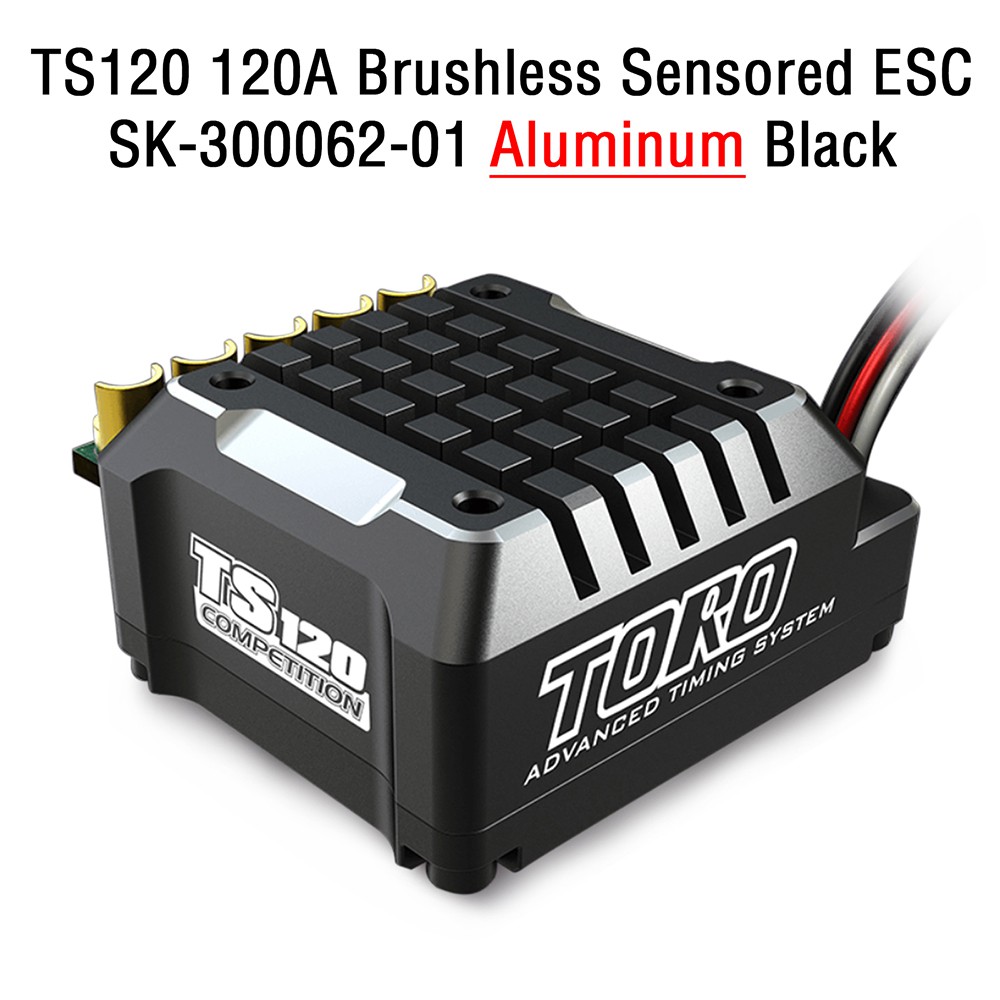 Skyrc TORO TS120 เซนเซอร์อลูมิเนียม ESC สําหรับรถบังคับ 1/10/1/12 สีฟ้า ...