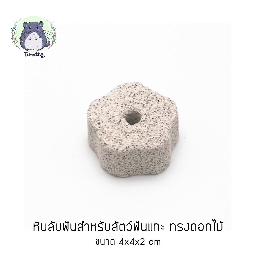 หินลับฟัน หินภูเขาไฟ ดอกไม้ หัวหนู ดาว หัวใจ สำหรับสัตว์ฟันแทะ กระต่าย ...