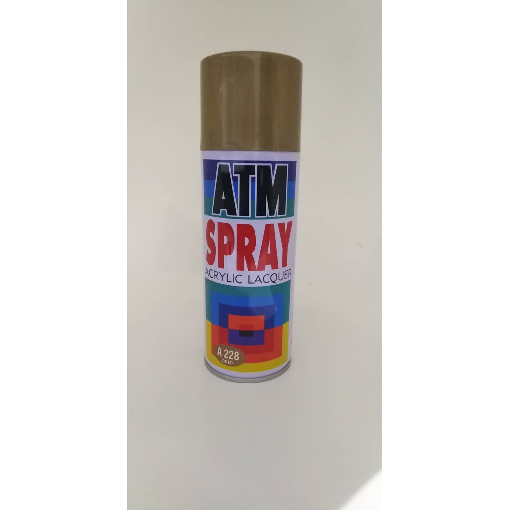 ATM Spray Acrylic Lacquer สเปรย์สำหรับงานอเนกประสงค์ ชนิดฟิล์ม มี 18 สี ...