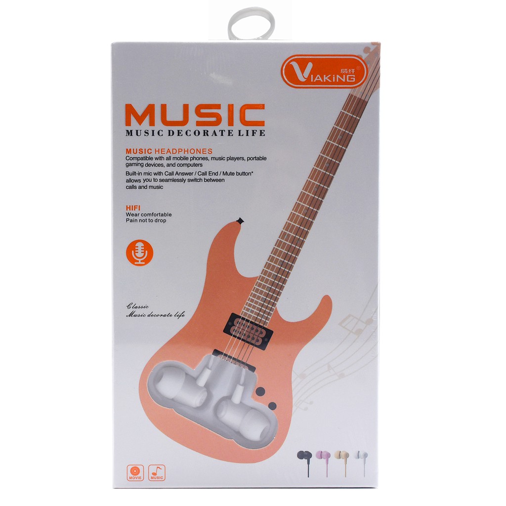 Viaking หูฟังมือถือ แบบแจ็คกลม 3.5มม. และ หูฟัง แบบType C มีไมค์ในตัว ...