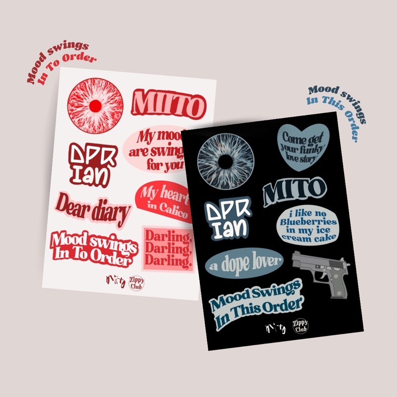 มิโตะ & Miito STICKER - DPR IAN - อัลบั้ม DPR IAN - สติ๊กเกอร์อัลบั้ม ...