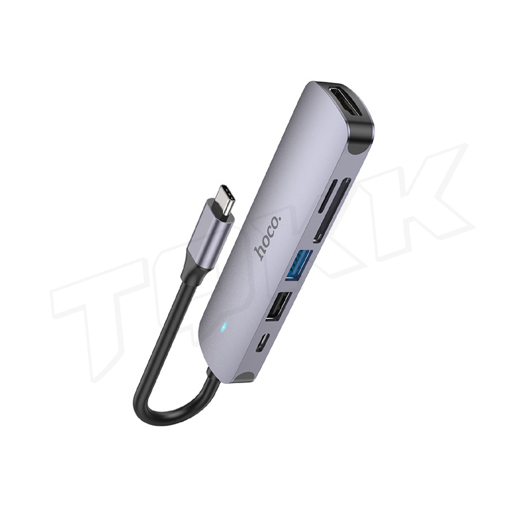 Hoco HB28 Easy display HUB ตัวแปลง Type-C เป็น HDTV+ USB3.0 + USB2.0 ...