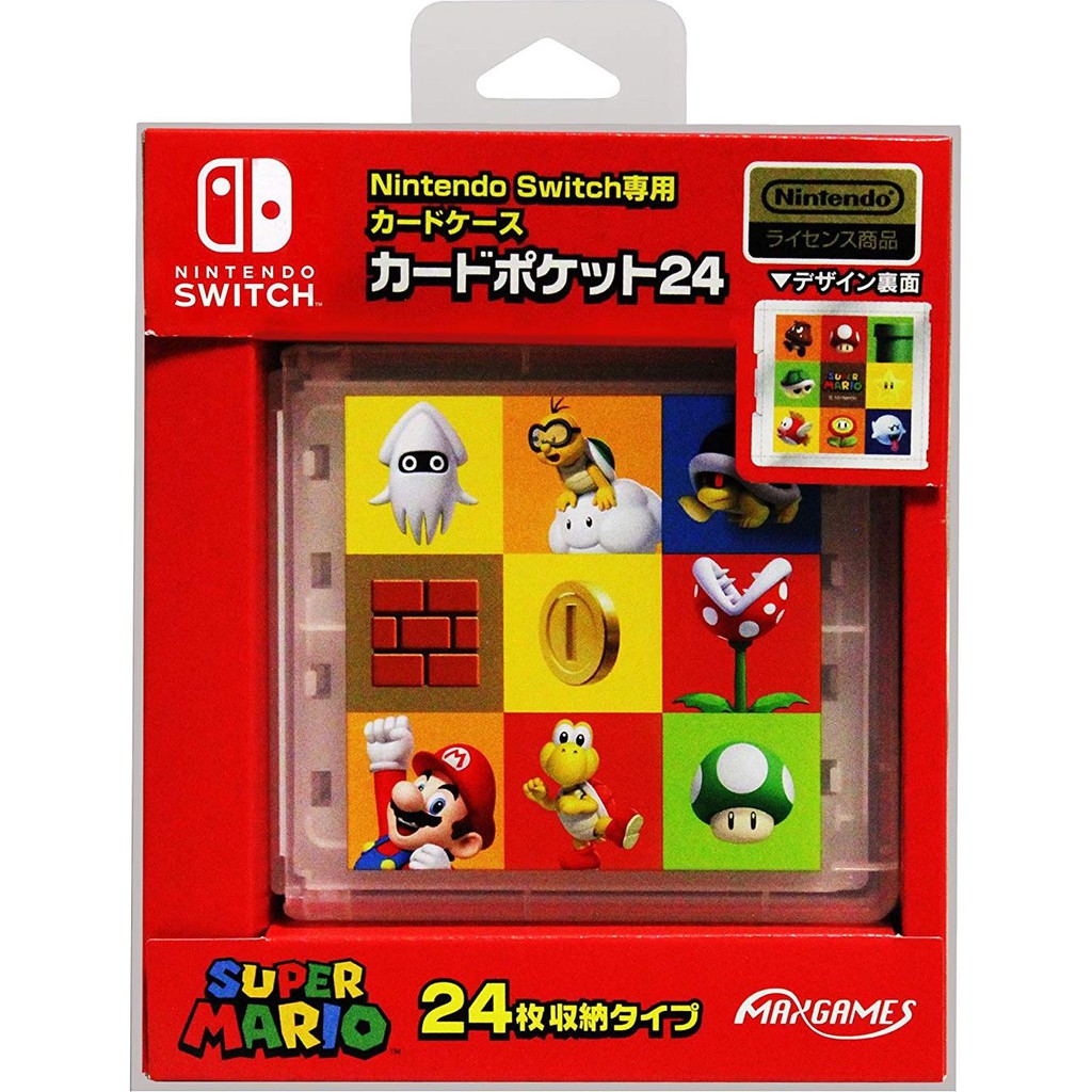 Nintendo Switch Super Mario Card Pocket 24 | Shopee Thailand