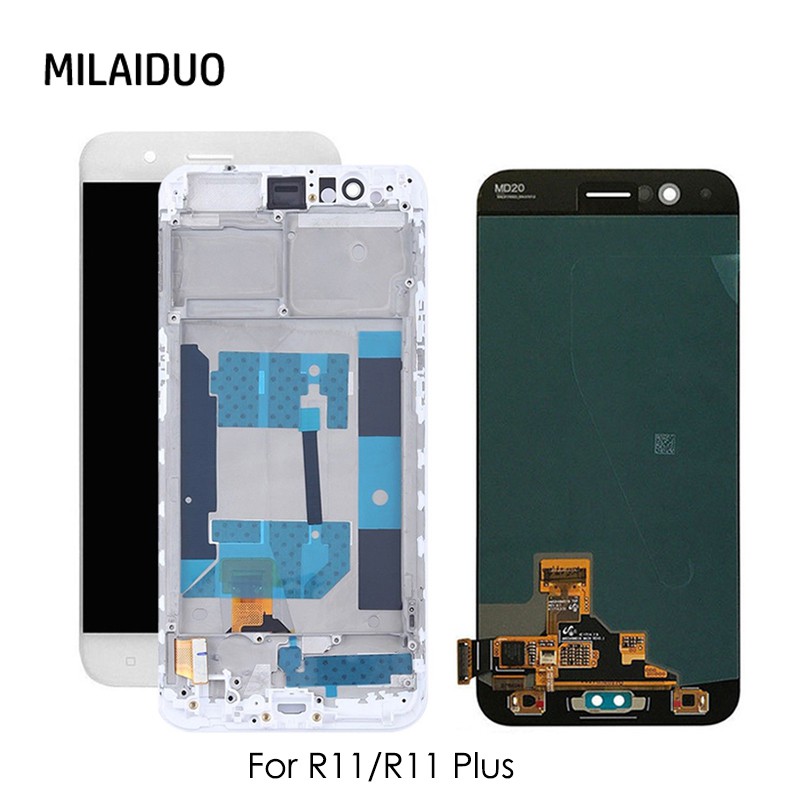 อะไหล่หน้าจอสัมผัสดิจิทัล LCD แบบเปลี่ยน สําหรับ OPPO R11 R11T R11 Plus | Shopee Thailand