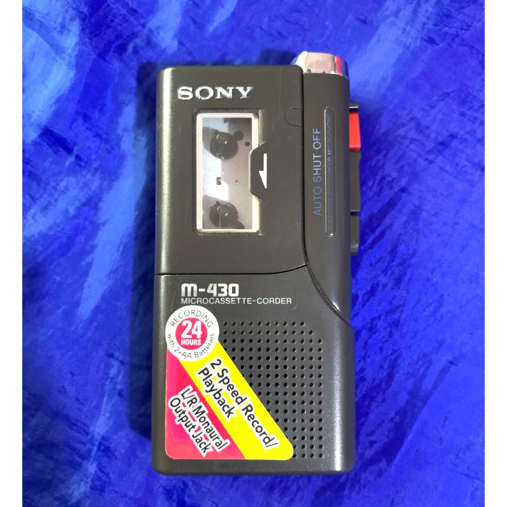 📻📻 Sony M-430 Micro cassette Recorder : เครื่องอัดเสียงเทปเล็ก 📻📻 | Shopee Thailand