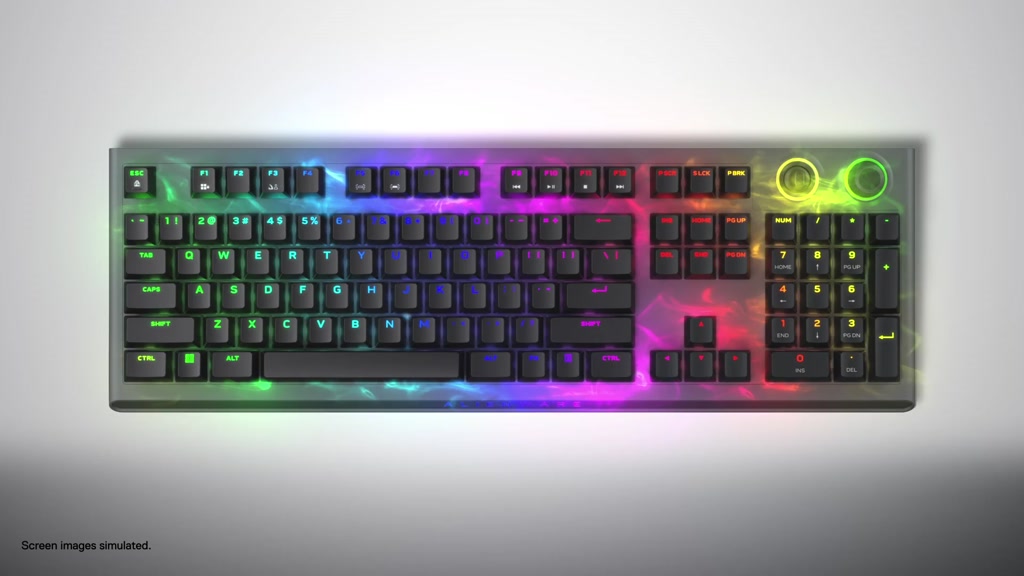 Alienware Tri-Mode Wireless Gaming Keyboard with Cherry MX Red switches ...