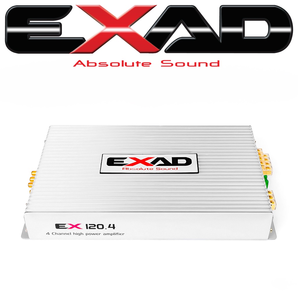 Power amplifier EXAD EX-120.4 เพาเวอร์แอมป์ (จัดส่งฟรี) | Shopee Thailand
