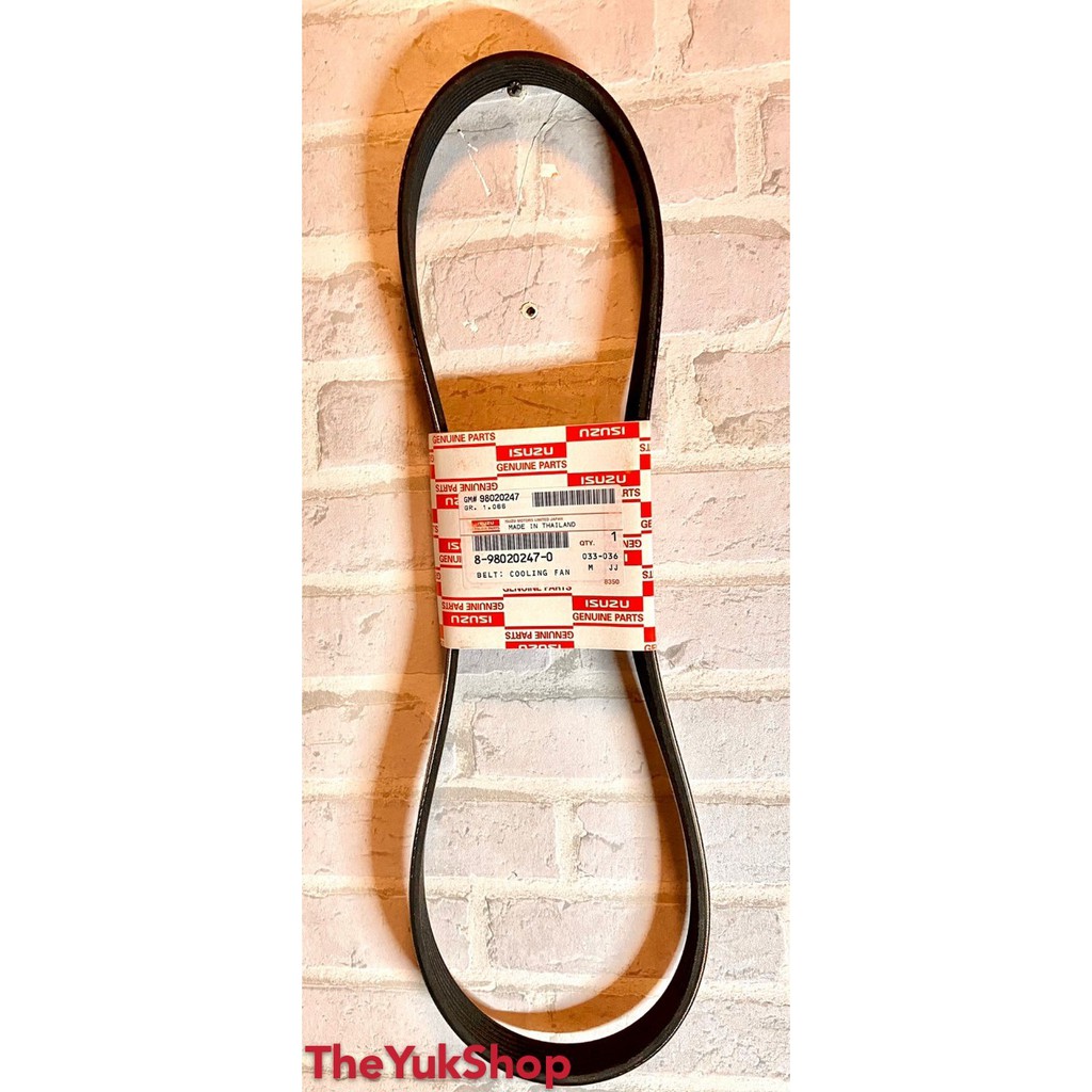 (แท้ศูนย์ 100%)สายพานเครื่อง ALLNEW D-MAX,MU-X,FRR190,210 พาร์ท ...