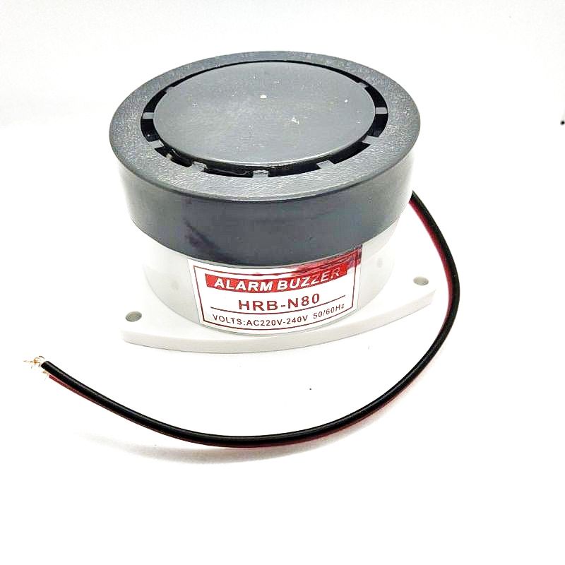 BUZZER ALARM NRB-N80 CBZ-10 ออดไฟ 220VAC พร้อมส่ง | Shopee Thailand