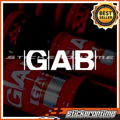 Gab Sport Racing Drag Drift Absorber สติ๊กเกอร์ติดรถ | Shopee Thailand