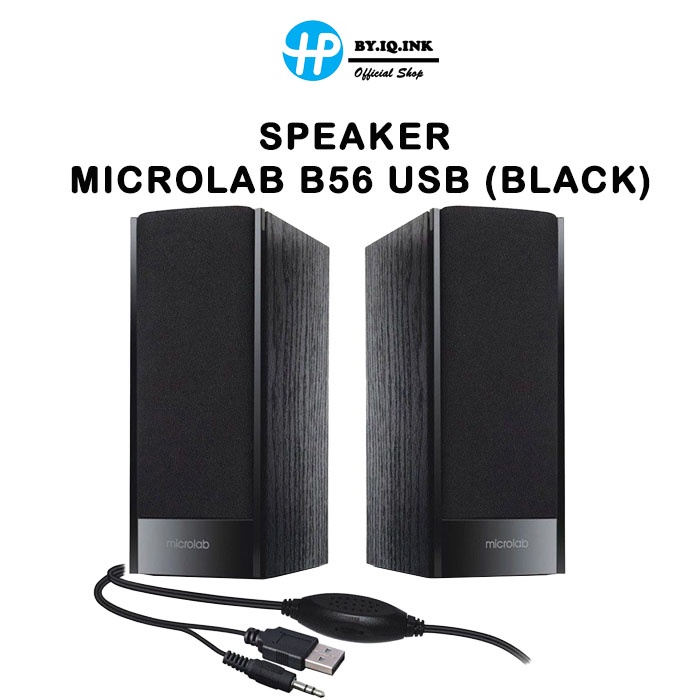 ⚡️🔥ขายดีส่งไว🔥⚡️( B56 ) SPEAKER (ลำโพง) MICROLAB B56 USB (BLACK) - | Shopee Thailand