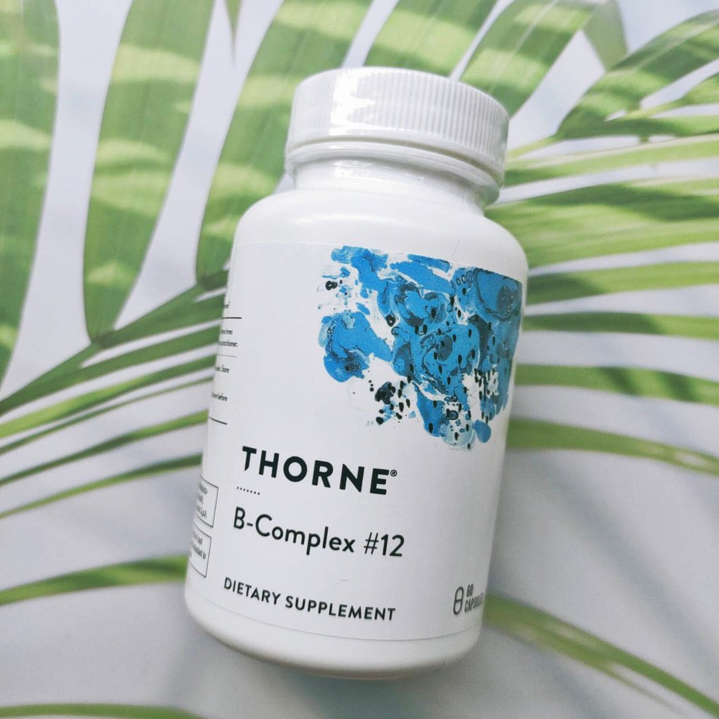 วิตามินบีรวม B-Complex#12 60 Capsules (Thorne Research®) วิตามินบี ...