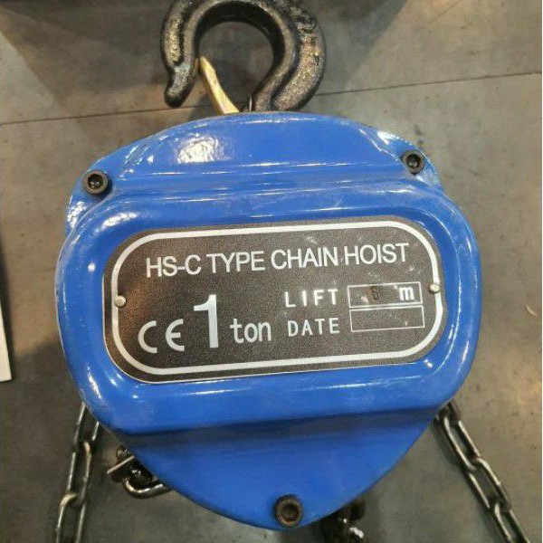 รอกโซ่ 6เมตร 1ตัน chain block hs-c type | Shopee Thailand