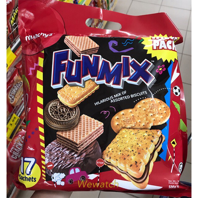Munchy's funmix ขนมรวมรสคละแบบในห่อเดียว | Shopee Thailand