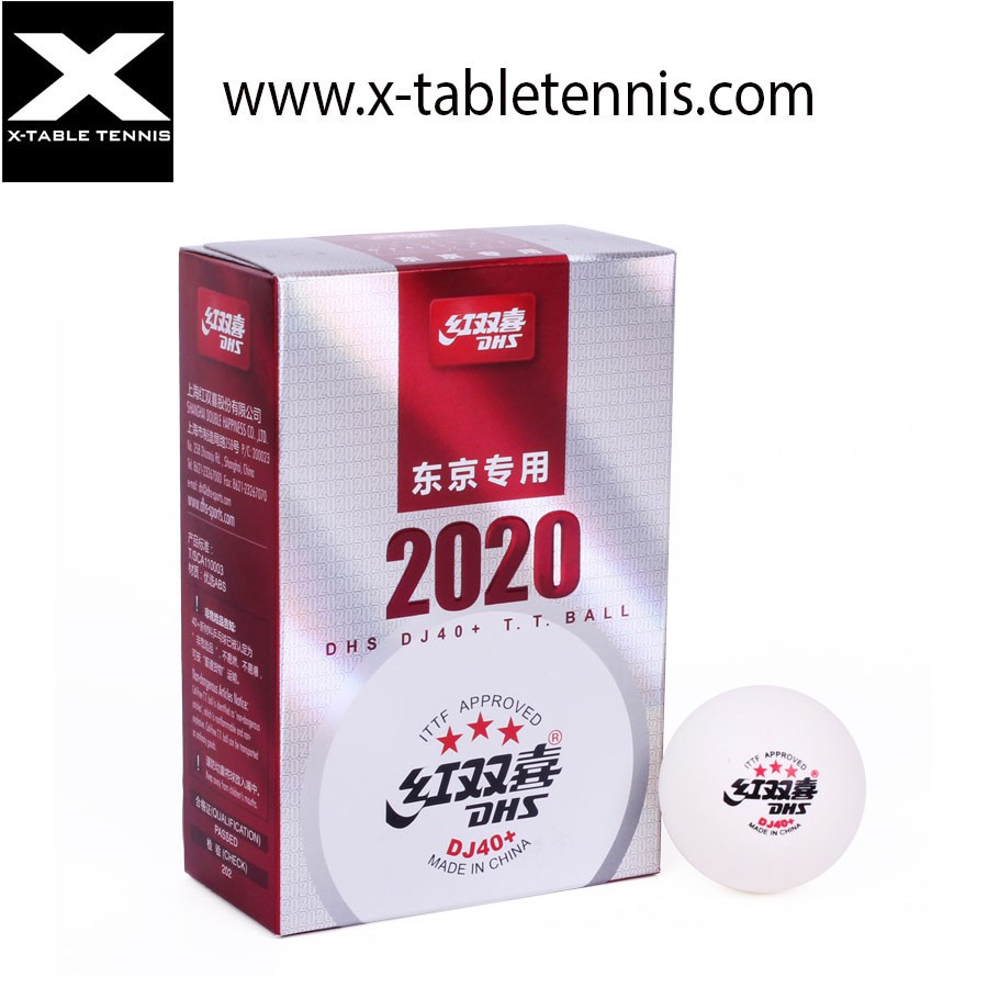 ลูกปิงปองแข่งโอลิมปิก 2021 DHS DJ40+ ITTF approved Tokyo 3 star 6 ลูก ...