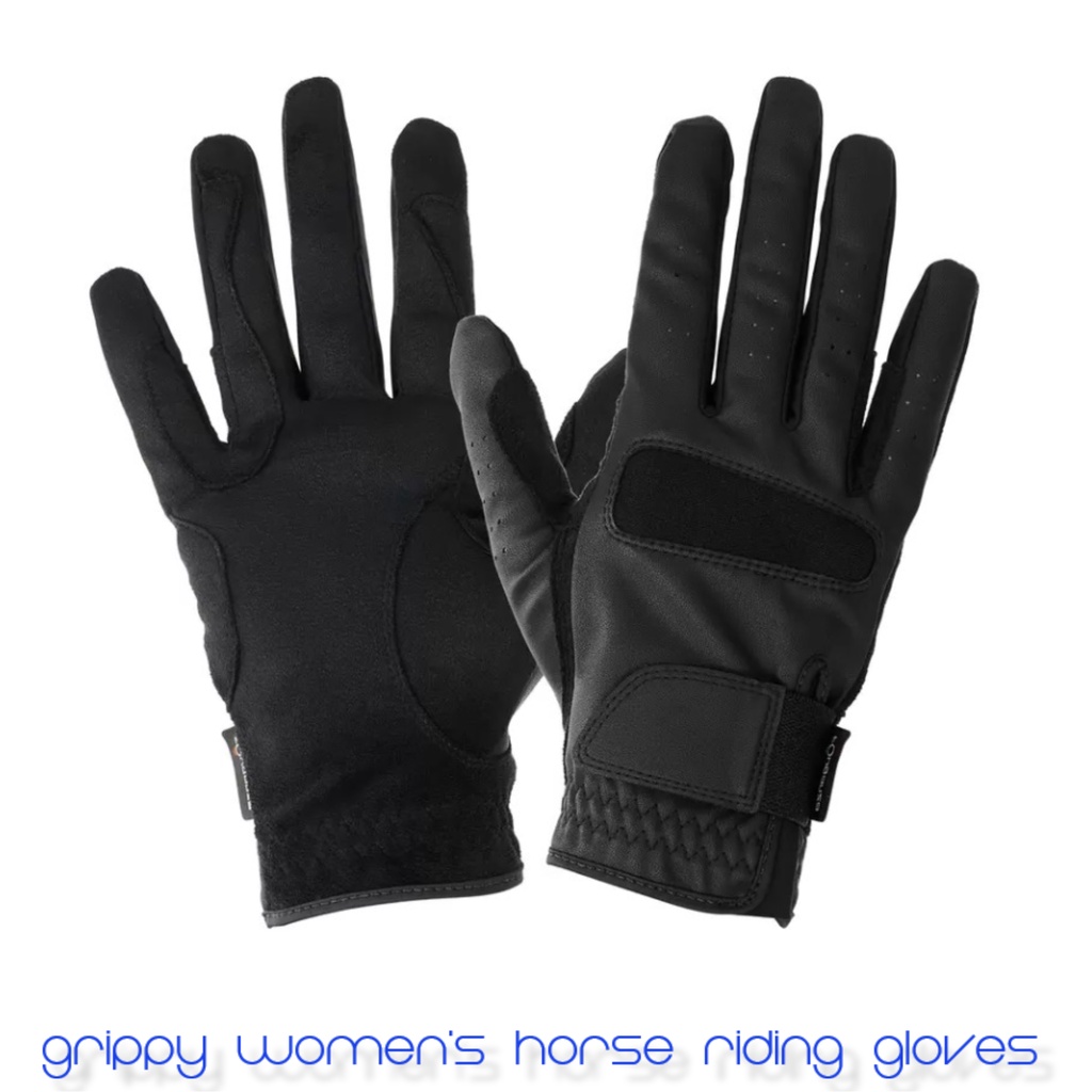 Grippy Women's Horse Riding Gloves ถุงมือ ขี่ม้า สำหรับผู้หญิง รุ่น ...