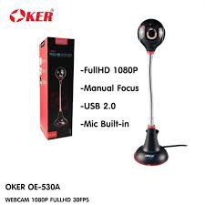 WEB CAMERA OKER OE-530A (FULL HD USB 2.0) กล้องแวปแคม ของแท้100% ...