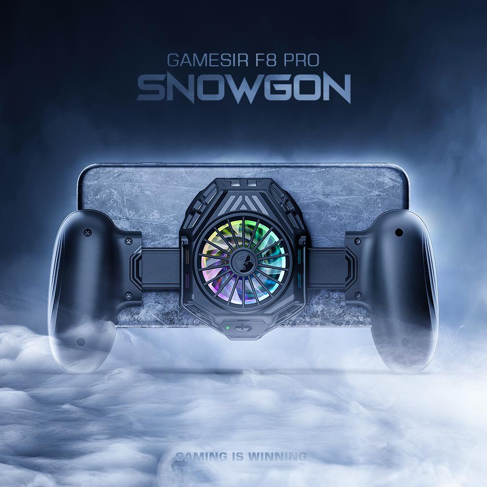 ลด 45% GameSir F8 Pro Snowgon Mobile Cooling Gamepad, ตัวควบคุมเกมพร้อม ...
