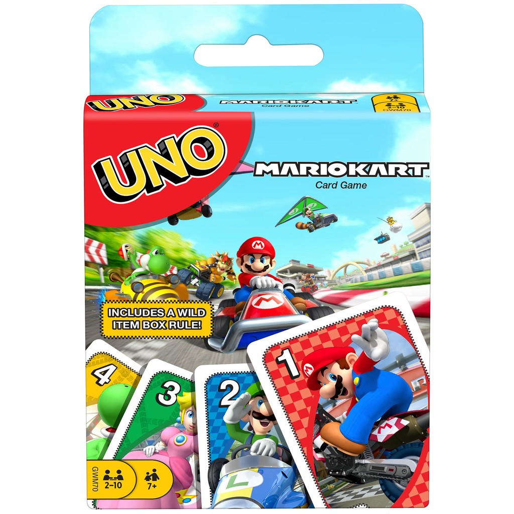Mattel Games Uno Mario kart การ์ดเกม บอร์ดเกม อูโน่ มาริโอ้ | Shopee ...
