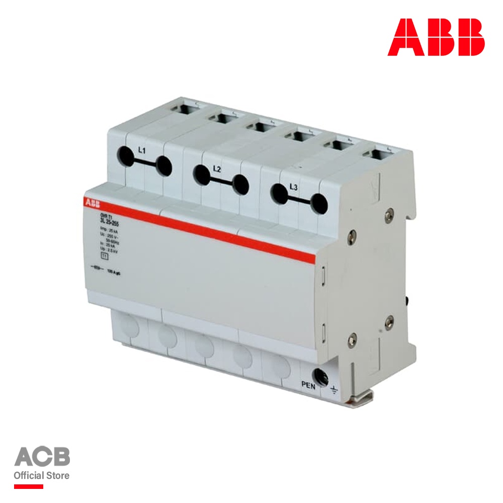 ABB : 2CTB815101R1300 : OVR T1 3L 25-255 Surge Protective Device 230 / ...