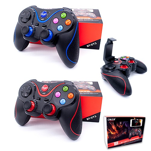 จอยบูลทูธ จอยเกมส์ JoyStic Bluetooth Gamepad OKER รุ่น BT-073 | Shopee ...