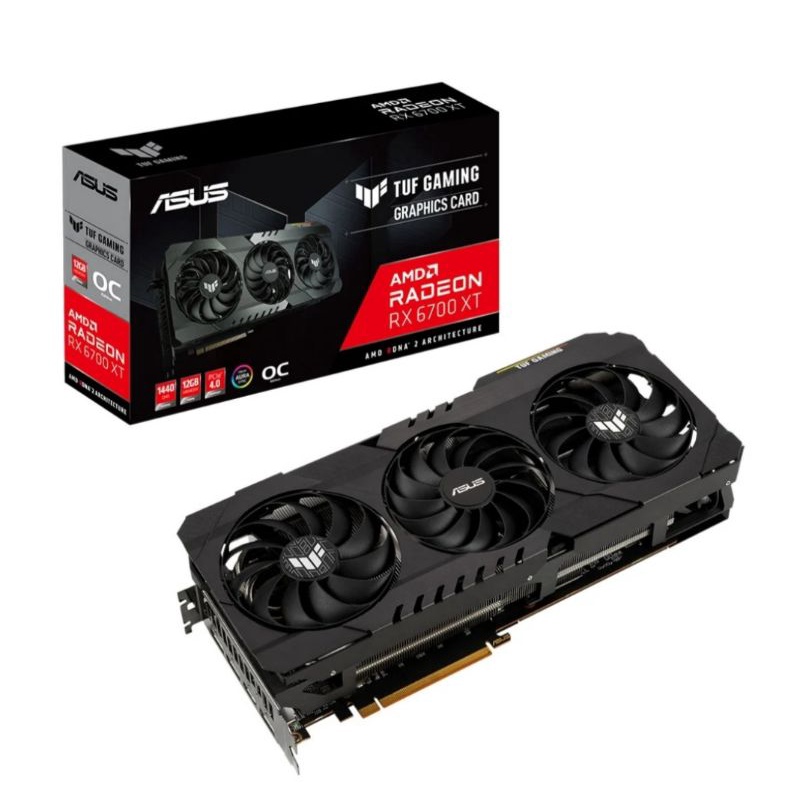 ASUS TUF Gaming Radeon™ RX 6700 XT OC Edition 12GB GDDR6 " | Shopee ...