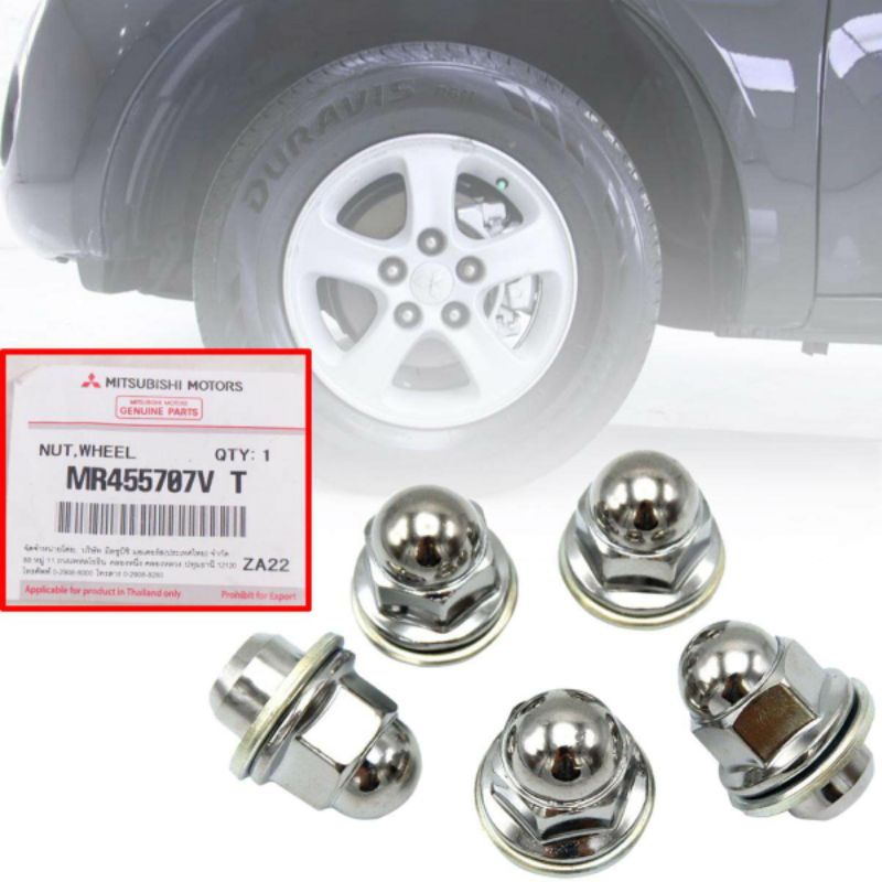 น็อตล้อแม็กซ์ mitsu น็อตแท้ติดรถ Mitsubishiไทรทัน ปาเจโร่ TRITON PAJERO ...