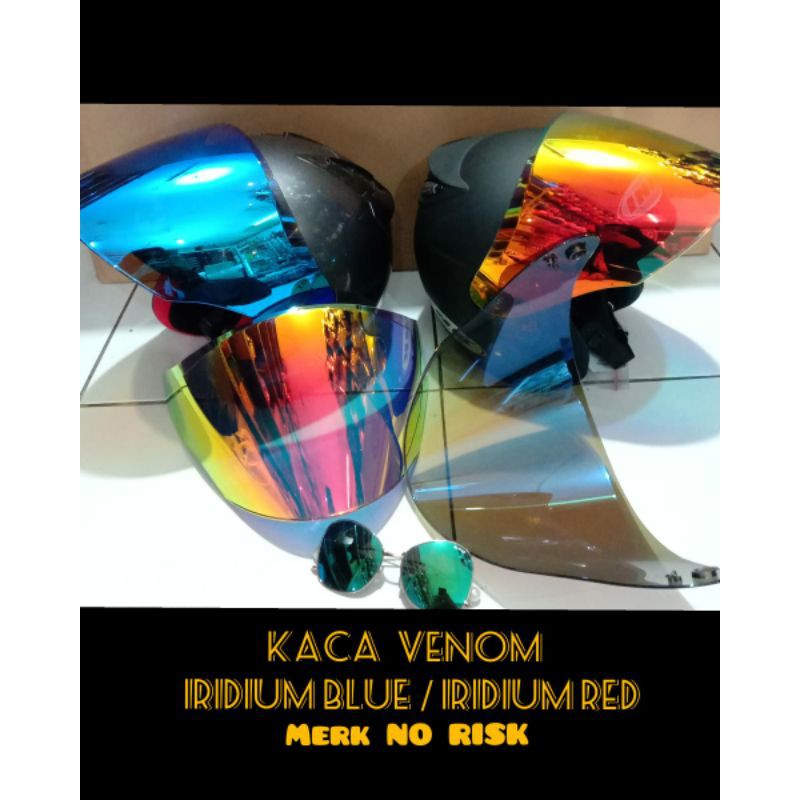 Venom IRIDIUM BLUE AND RED GLASS (แบรนด์ไม่มีเสี่ยง) | Shopee Thailand