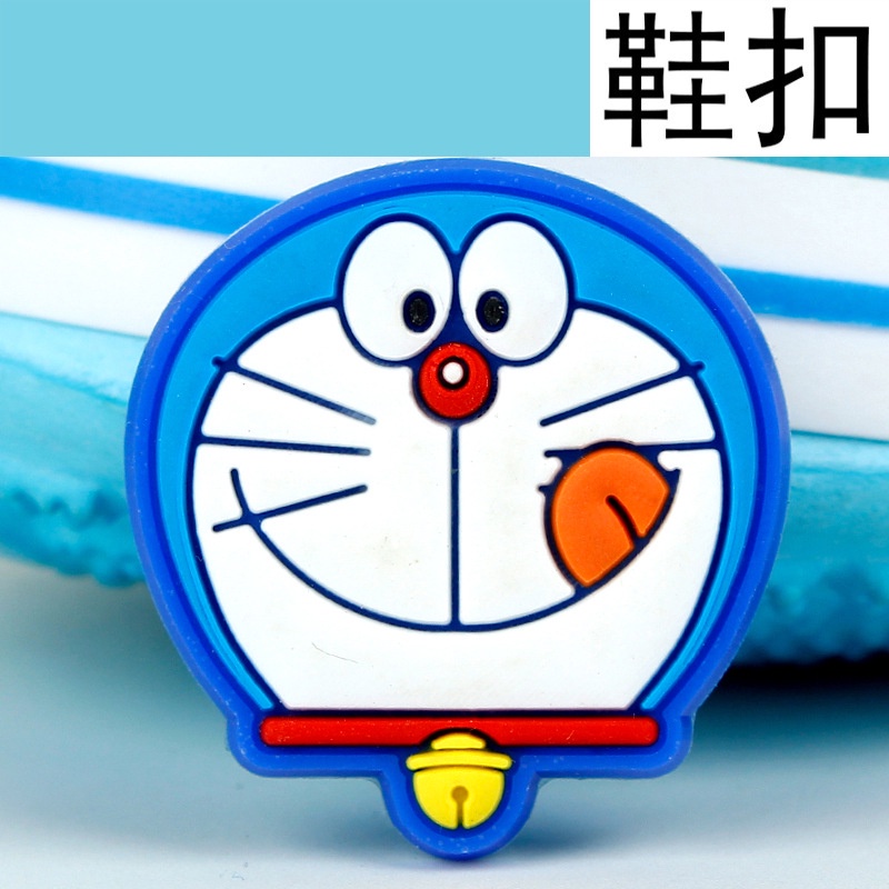 Cute Penguin Unicorn Croc Pin Sesame Street Doraemon Jibits Charm Pins ...