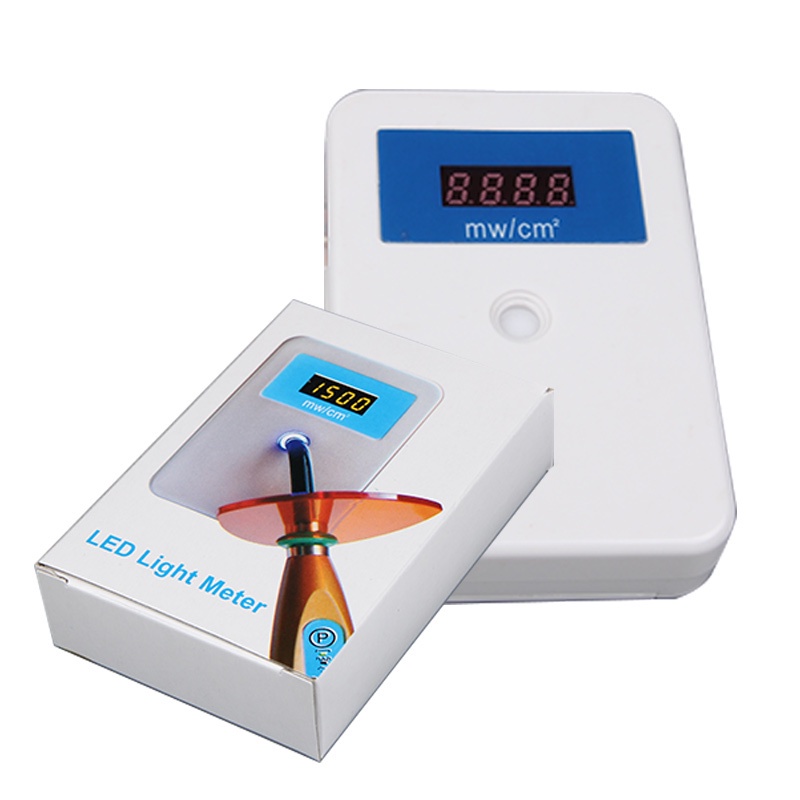 ทันตกรรม LED Curing Light Meter เครื่องทดสอบ Radiometer จอแสดงผลดิจิตอล ...