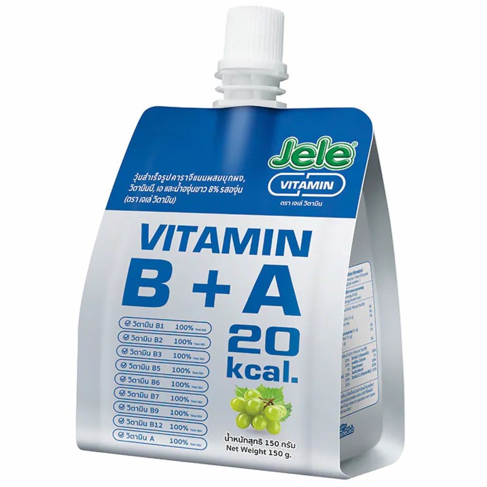 Jele Beautie เจเล่บิวตี้ เยลลี่ผลไม้ มีวิตามิน คอลลาเจน แคลอรี่ต่ำ 140/150กรัม | Shopee Thailand