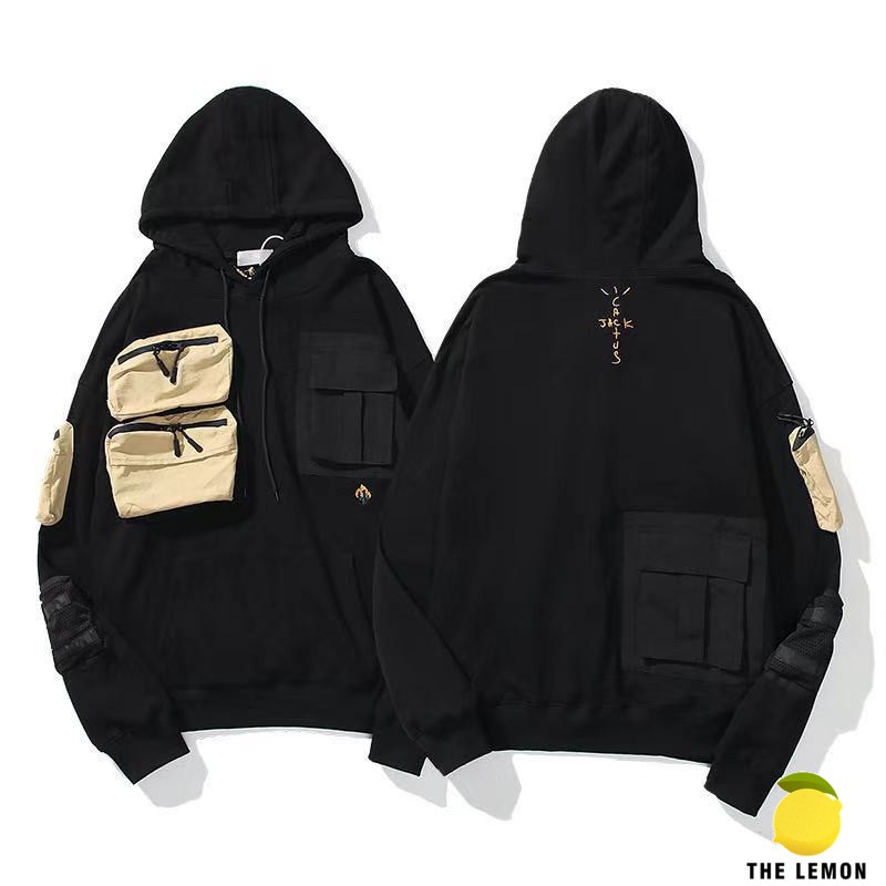 【The Lemon】Travis Scott เสื้อกันหนาวมีฮู้ดสไตล์ฮิปฮอป | Shopee Thailand