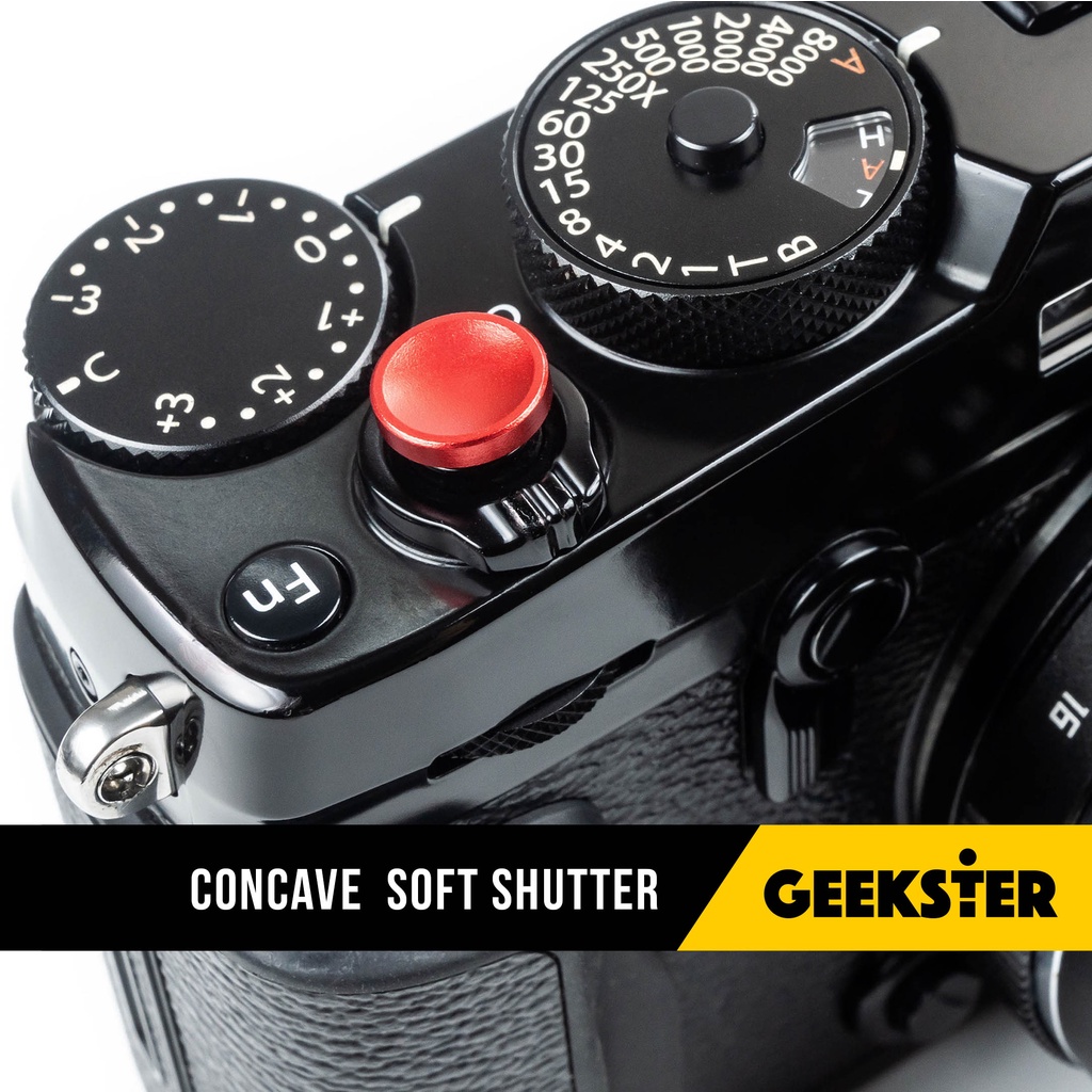 ปุ่มชัตเตอร์ แบบเว้า 3 สี Soft Shutter Release Button ( ปุ่มกดชัตเตอร์ 9mm มียาง แถมฟรี ...