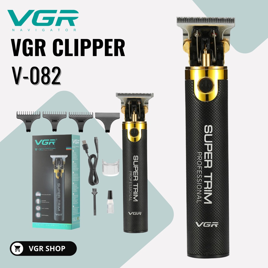 VGR V-082 ปัตตาเลี่ยนตัดผมกันขอบไร้สาย ปัตตาเลื่ยนไฟฟ้าไร้สาย | Shopee Thailand