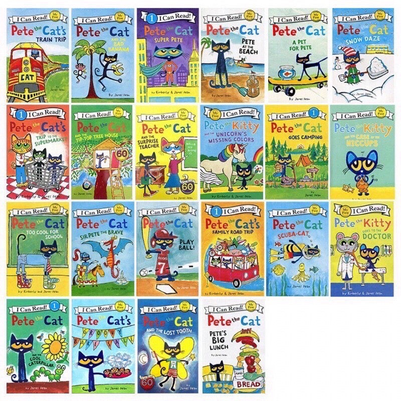 I Can Read: Pete the Cat 25 เล่ม (My First Reading and level 1) หนังสือ ...