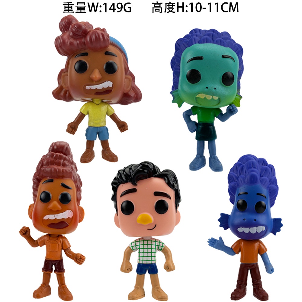 ฟิกเกอร์ Disney Pixar Anime Movie Luca Alberto Machiavelli Giulia Sea ...