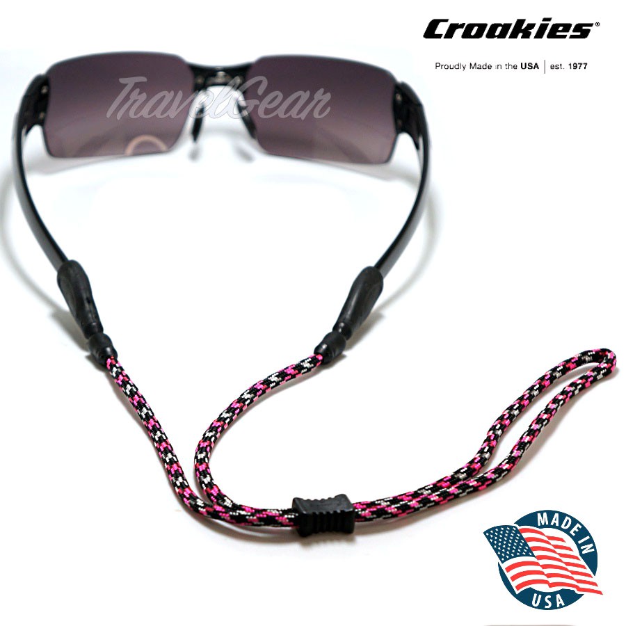 สายคล้องแว่น Croakies รุ่น Terra Combo XXL / Tite End Neon Pink Multi ...